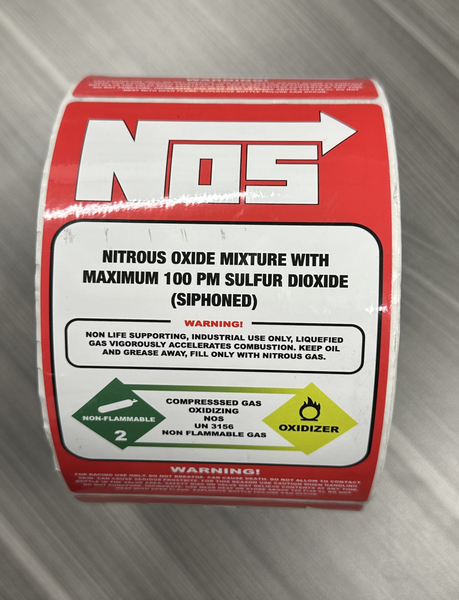 NOS Stickers – SoCal Racing Industries